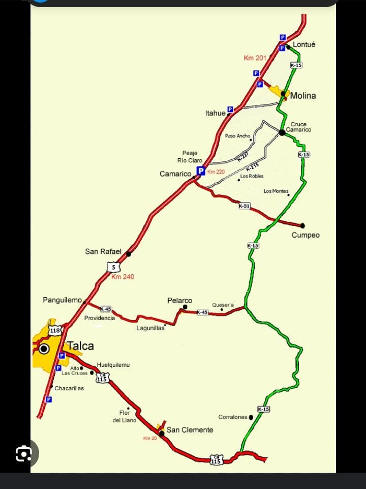 Estado de Ruta 5 SUR 🟢 En Vivo | Esta Pasando Ahora | Noticias en Vivo